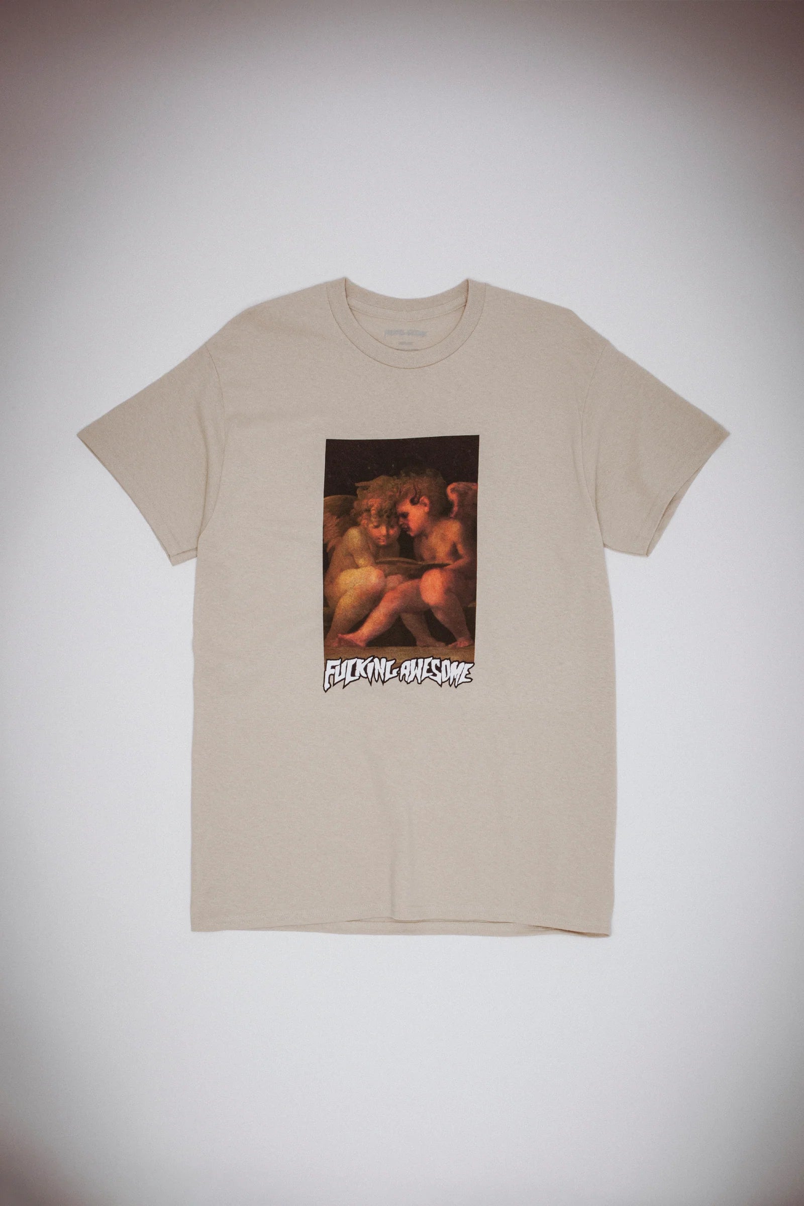 Fa Angel With Demonic Angel Tee Sand Rose Street Skateshop 8740